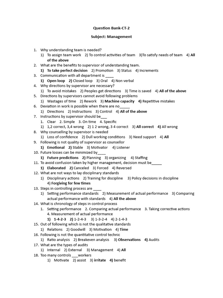 QB Management CT-2 | PDF | Wage | Employment