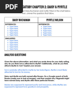 THE GREAT GATSBY Chapter 2: Daisy & Myrtle | PDF | Social Science | Law