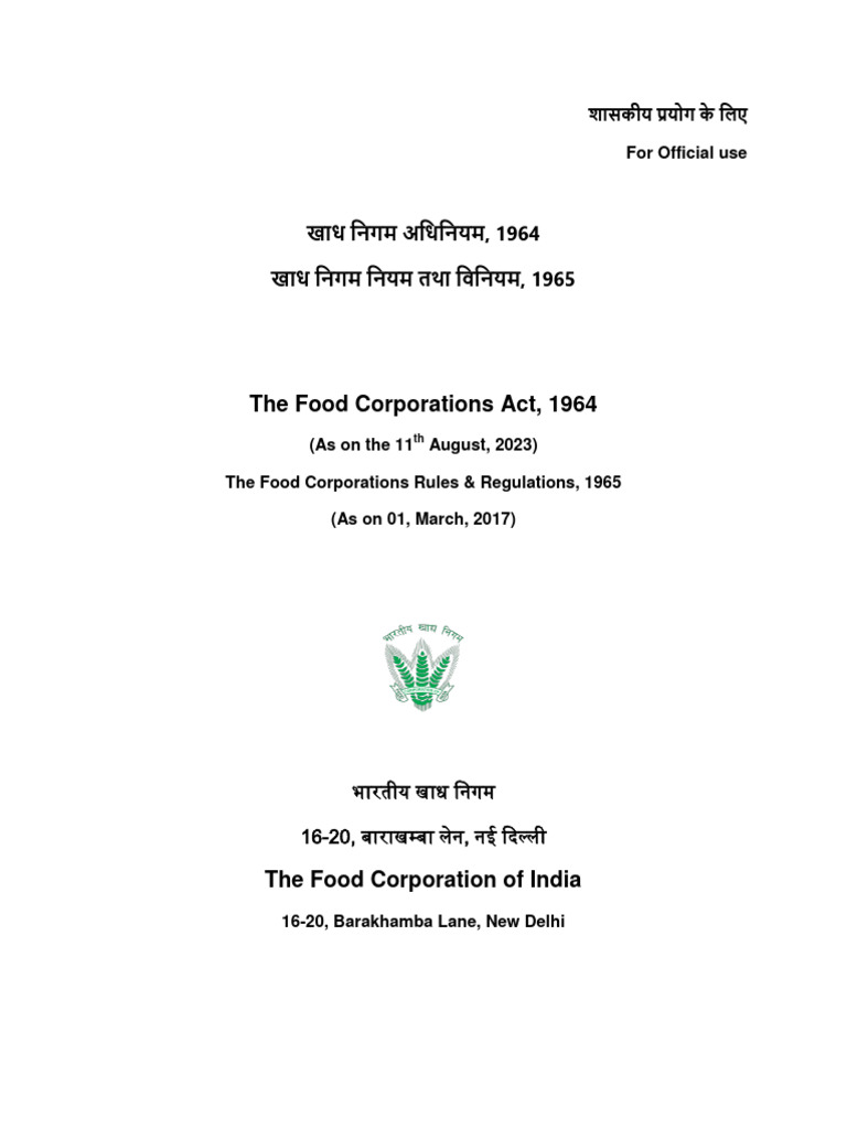 The_Food_1964_170 | PDF | Common Law | Public Law