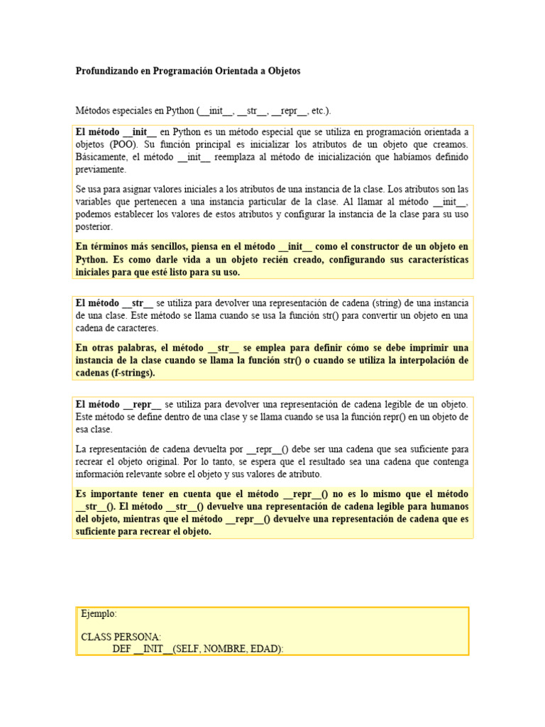 03-Profundizando en Poo Con Ejemplos en Phyton | PDF | Herencia (Programación Orientada a ...
