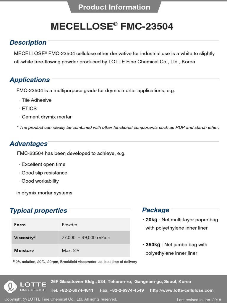 FMC-23504 Pi 1801 | PDF
