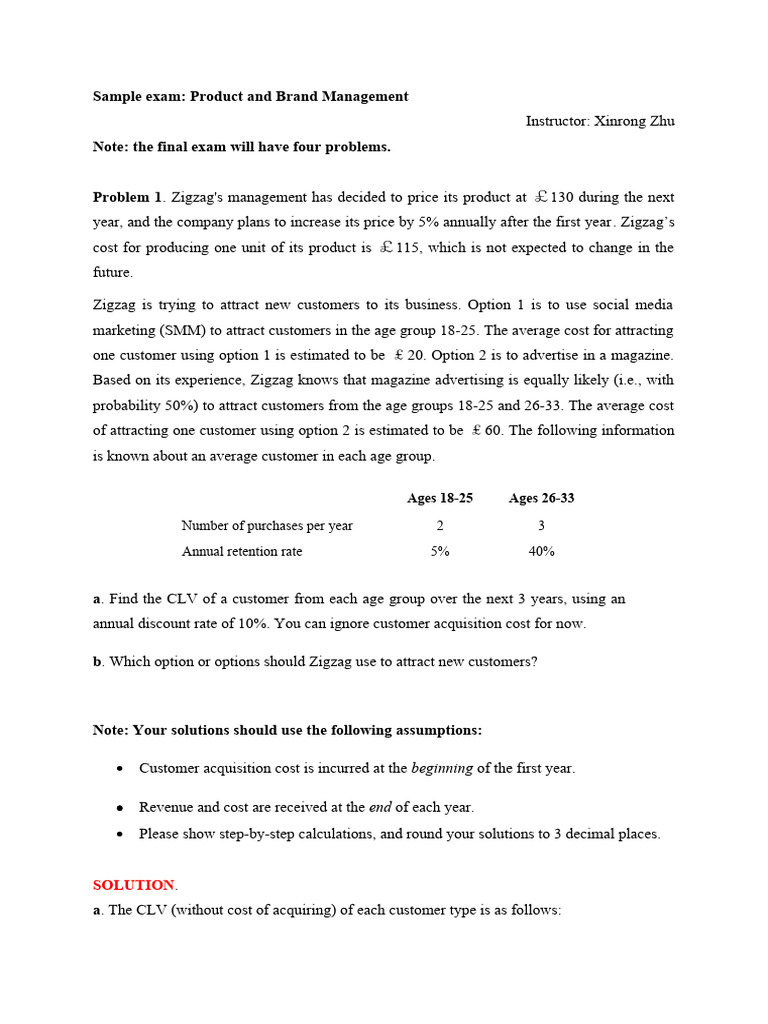 MOCK | PDF | Marketing | Business