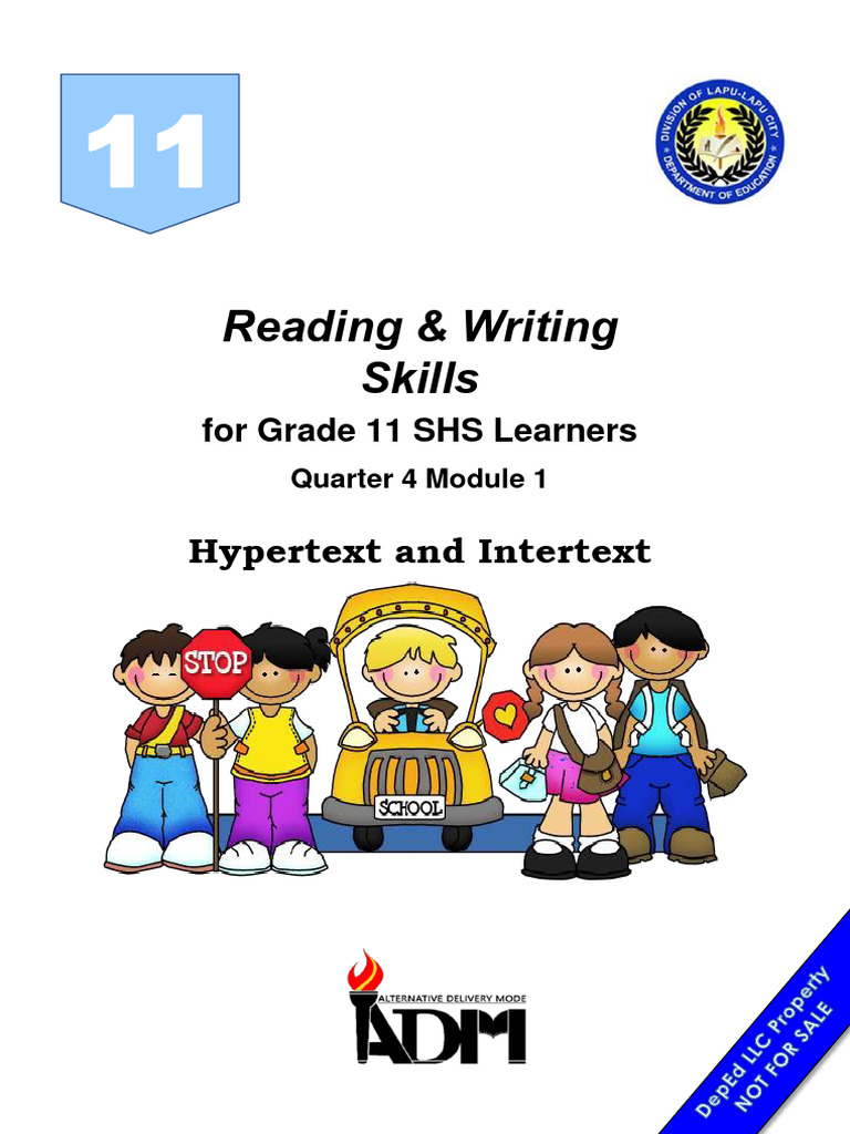 Reading Writing Skills11 Q4 M1 | PDF | Intertextuality | Learning