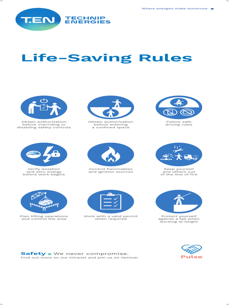 Essential Life-Saving Safety Rules | PDF