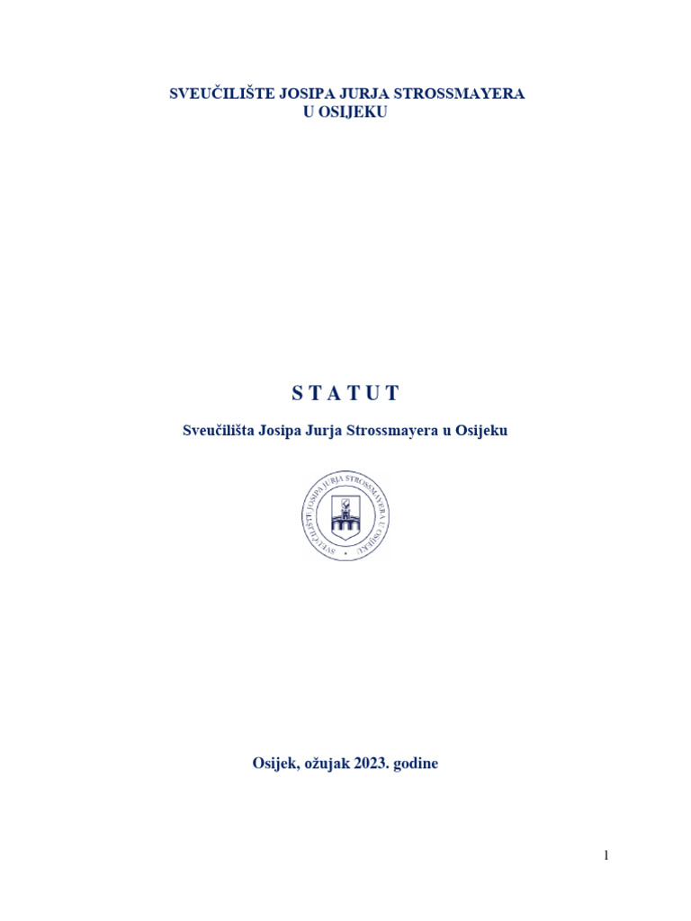 Statut Unios | PDF