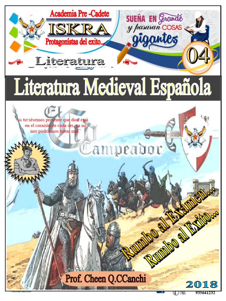 Literatura español la edad medieval | PDF