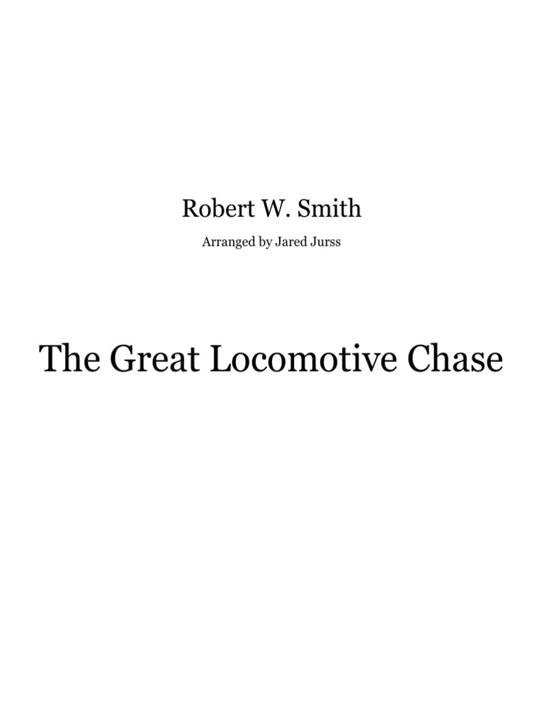 The Great Locomotive Chase | PDF
