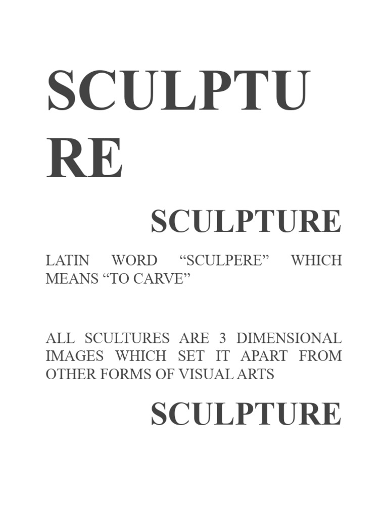Art Appreciation Lecture 5 | PDF | Photograph | Sculpture