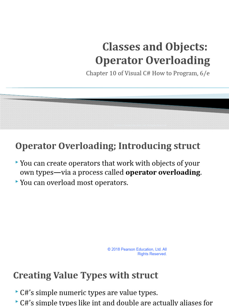 4 Programming 2 Operator Overloading And Inheritance Ch10 11 5848