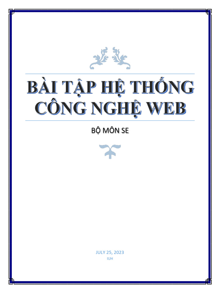 2023 Baitap Htvacnweb DH | PDF