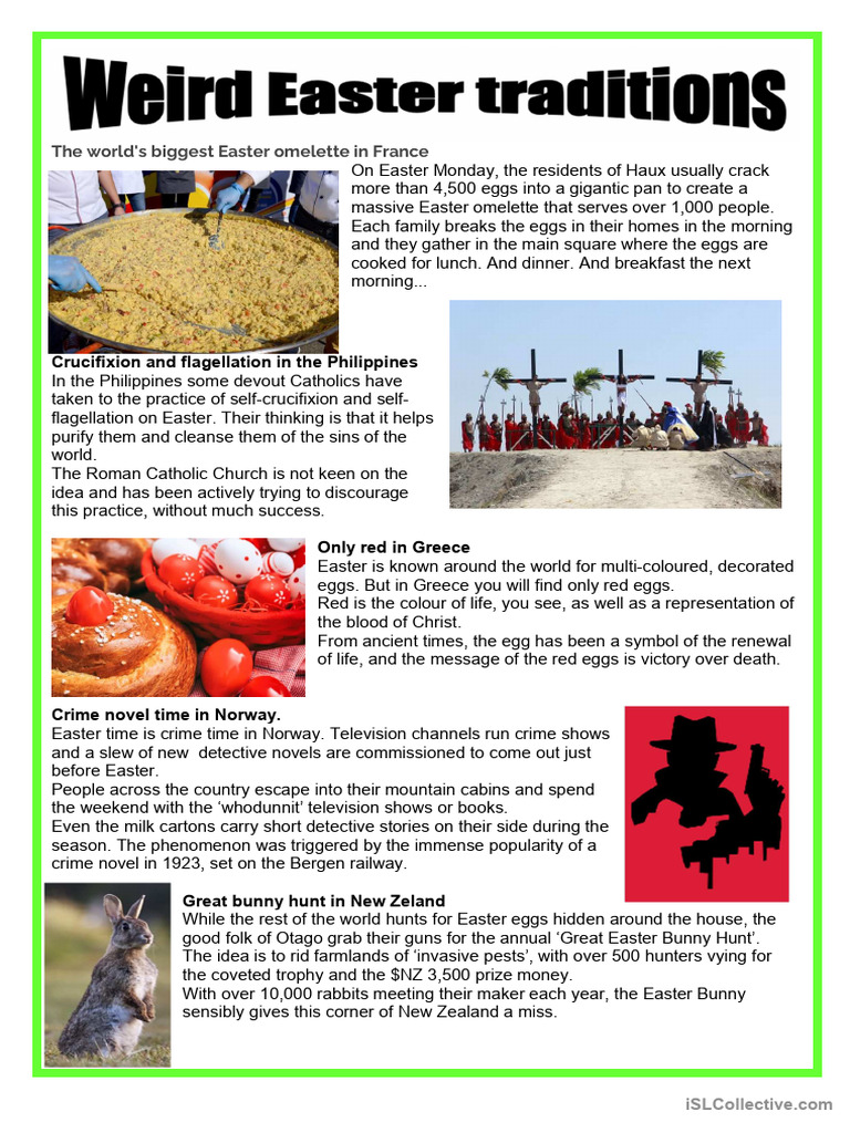 Weird Easter Traditions | Download Free PDF | Easter