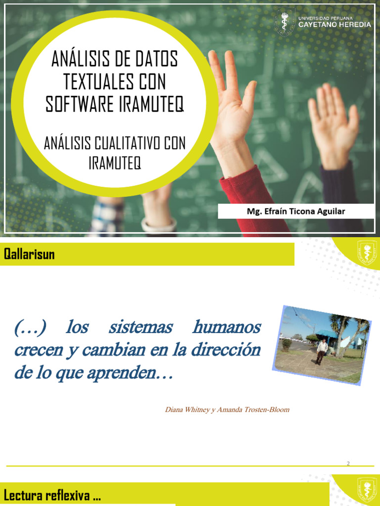 Análisis Textual con Iramuteq | PDF | Evaluación | Enseñando