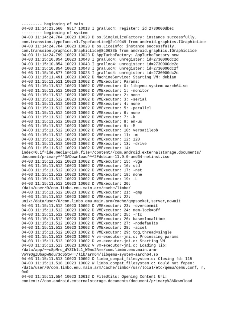 Limbo Log | PDF | System Software | Computer Science