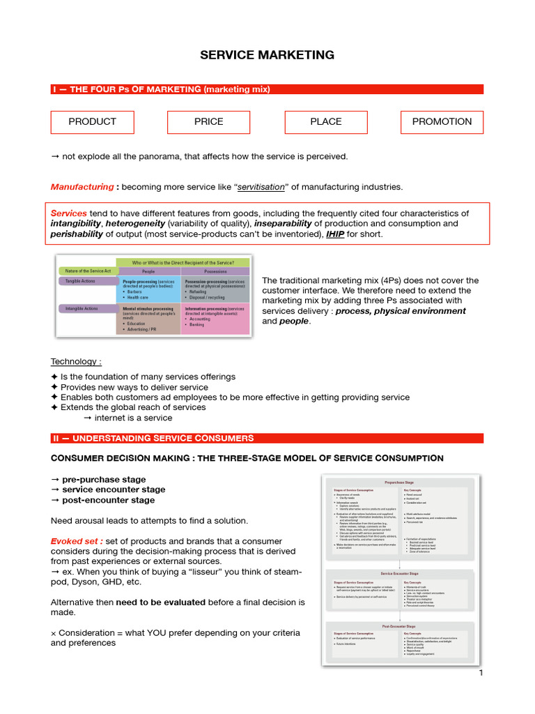 Service Marketing Lecture | PDF | Marketing | Pricing