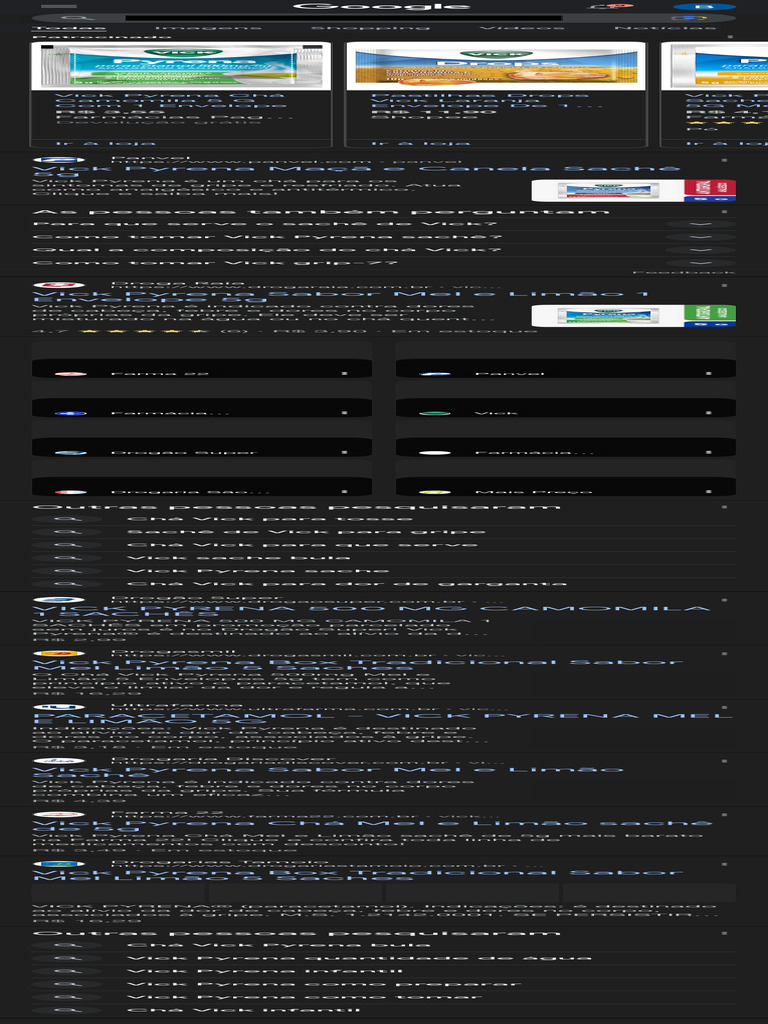 Sache Vick - Pesquisa Google | PDF | Medicina Clínica | Remédio