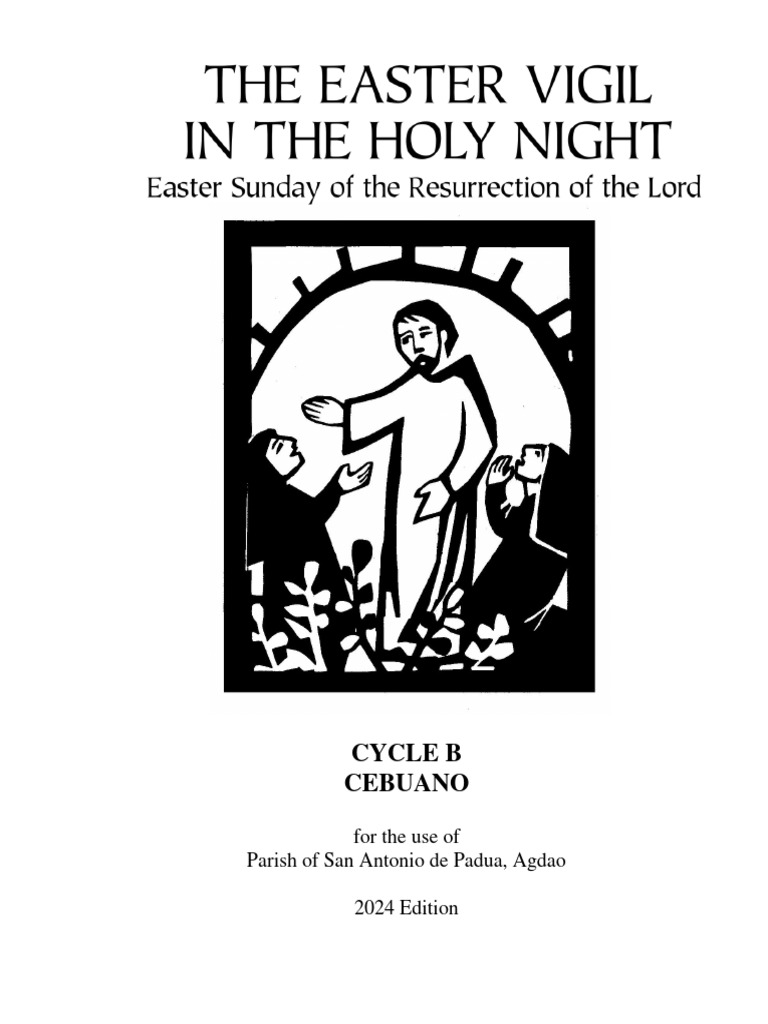 Easter Vigil Cebuano 2024 Cycle B | PDF | Mass (Liturgy) | Christian ...