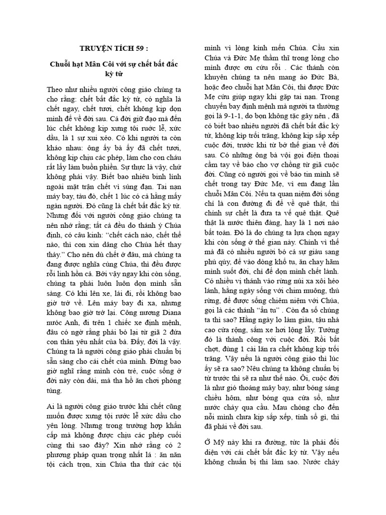 Truyện Tích Mân Côi-Peter Công Hậu-63 | PDF