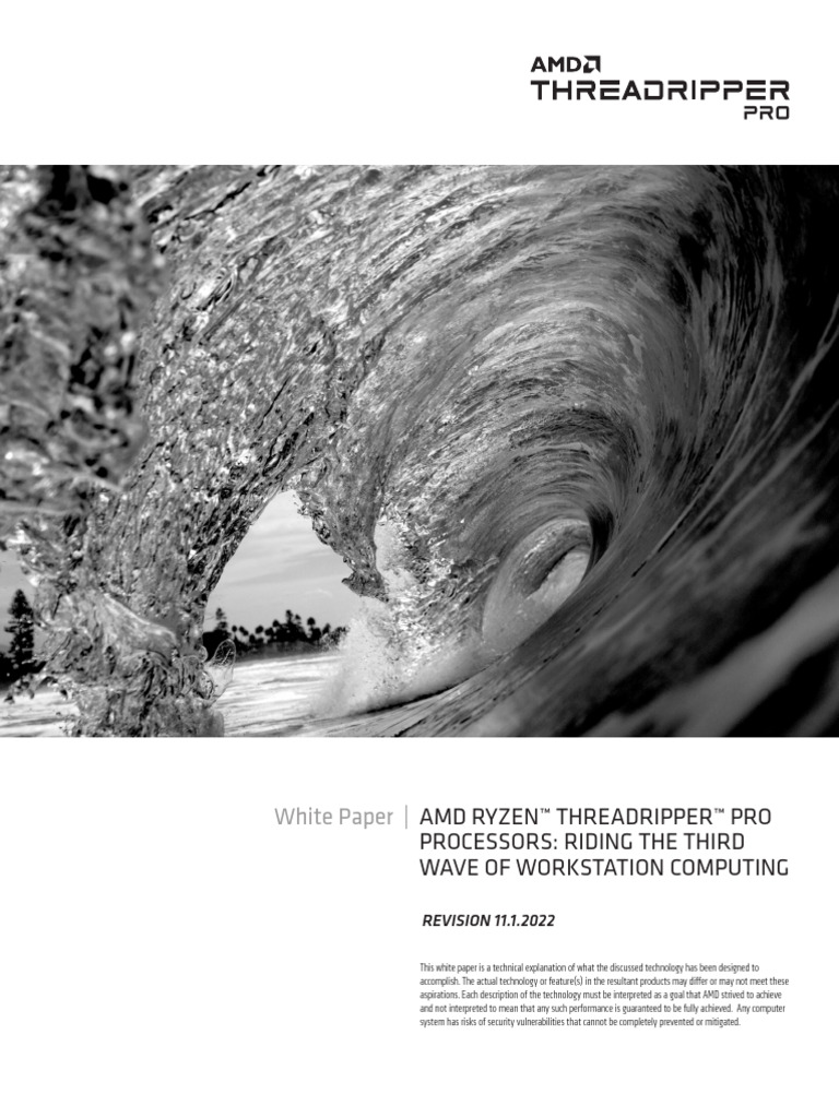 TR Pro Workstation White Paper | PDF | Multi Core Processor | Central ...