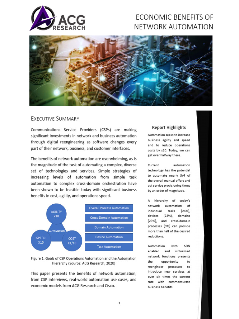 CSPs' Network Automation Gains | PDF | Automation | Computer Network
