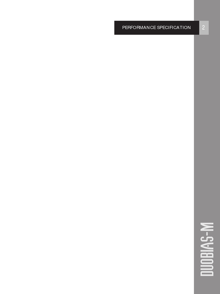 Duobias Section2 Performance Specification | PDF | Relay | Power Engineering