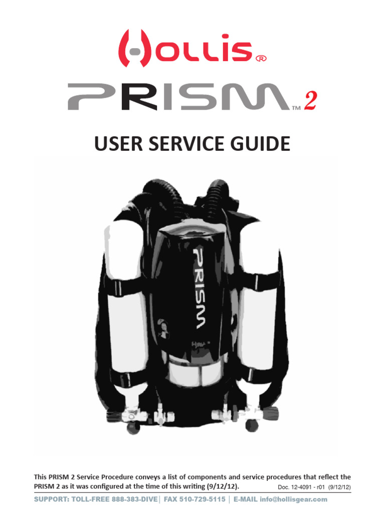 Prism2 Owner Service Manual-12-4091 r01 | PDF | Underwater Diving