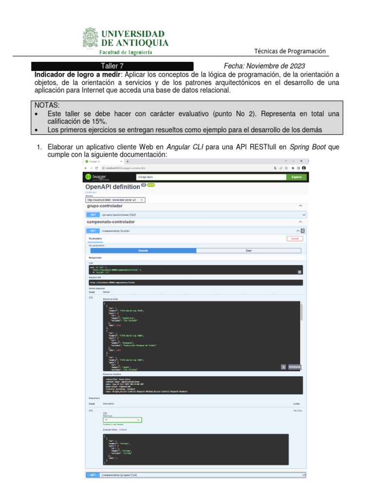 Taller Introduccion A Angular | PDF | Redes | Internet y web