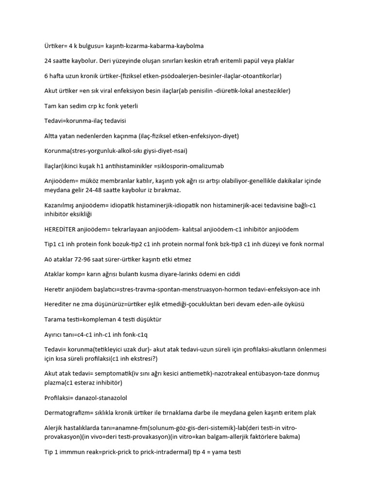 Allerji | PDF