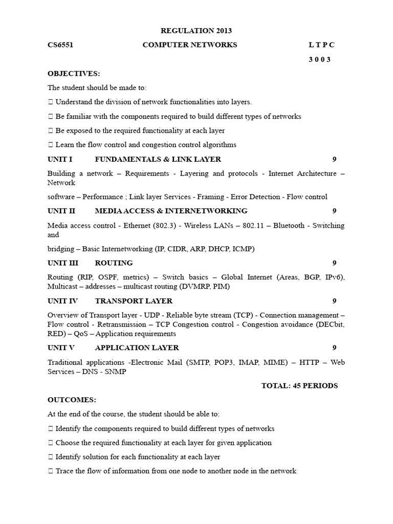 CN Regulations | PDF | Computer Network | Internet Protocol Suite