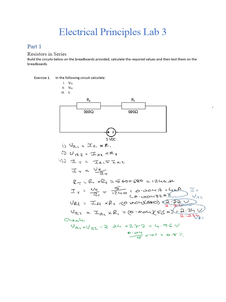 EP Lab 3 Solutions | PDF