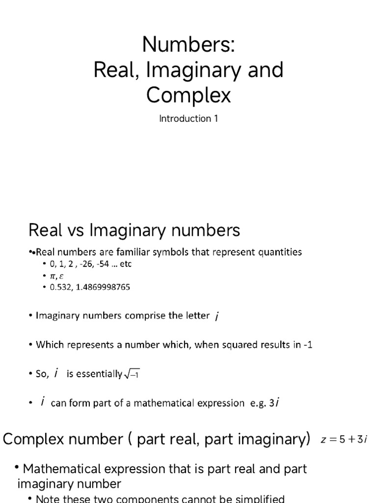 Complex Numbers and Imaginary Units | PDF | Complex Number | Trigonometry