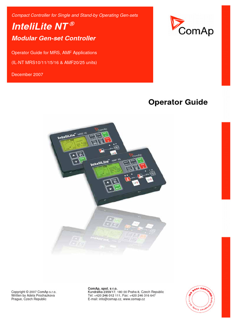 COMAP IL NT Operator - Guide | PDF | Booting | Computer Engineering