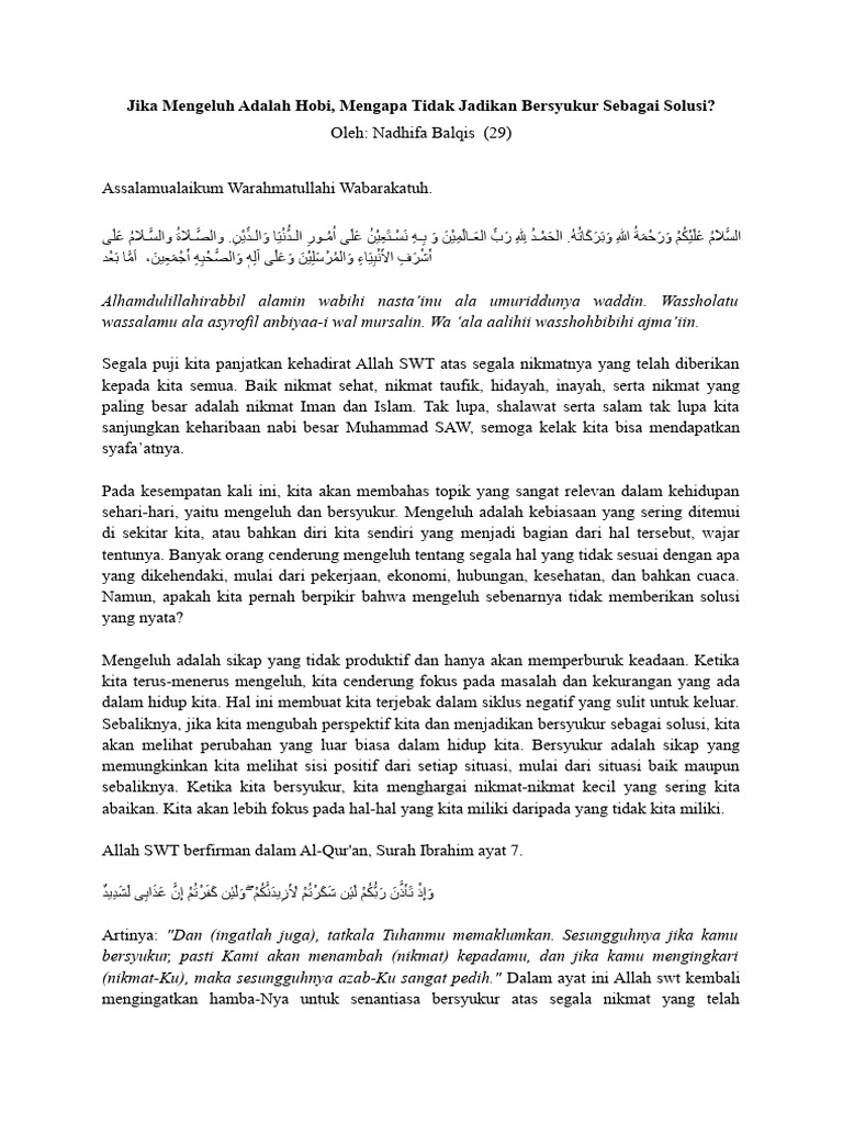 Teks Tabligh | PDF