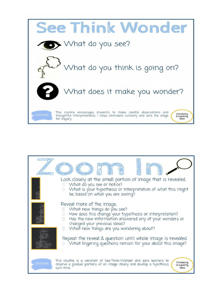 Making Thinking Visible 2 | PDF