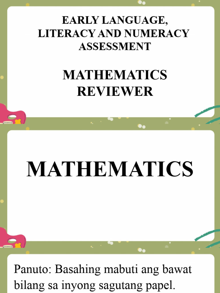 Ellna Reviewer Math | PDF