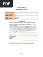 Unisa Declaration Form | PDF