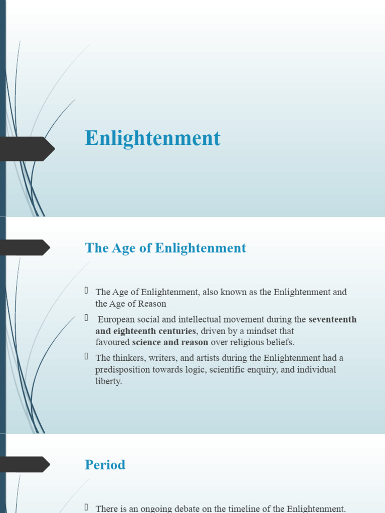 Enlightenment | PDF | Age Of Enlightenment | Science