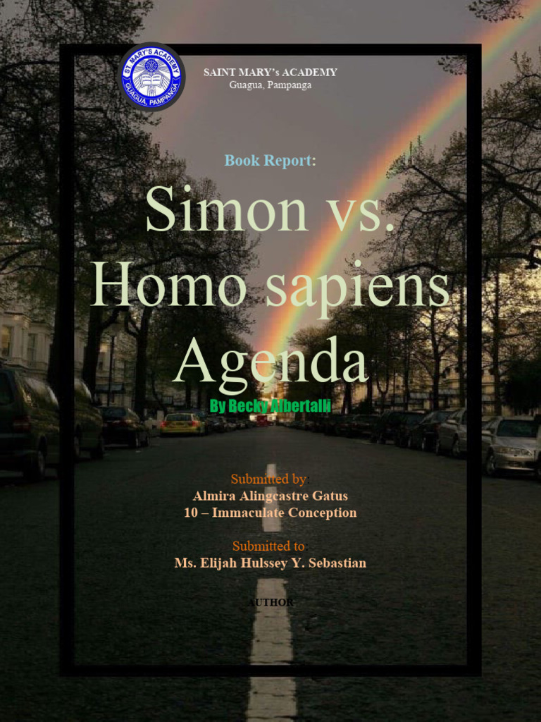 Simon vs. Homo Sappiens Agenda Book Report | PDF | Social Science ...