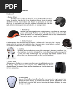 Softball Court Dimensions and Equipment | PDF