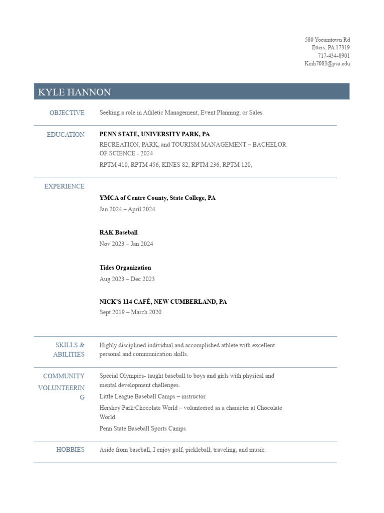 Offical Resume | PDF