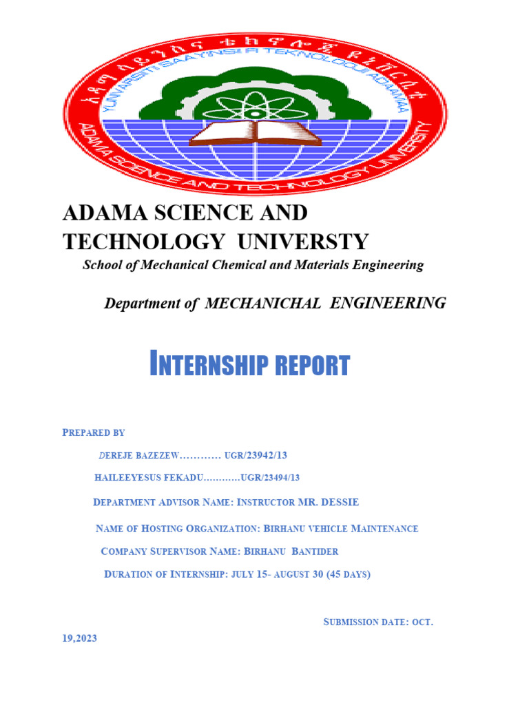 Internship Report PDF | PDF | Welding | Construction