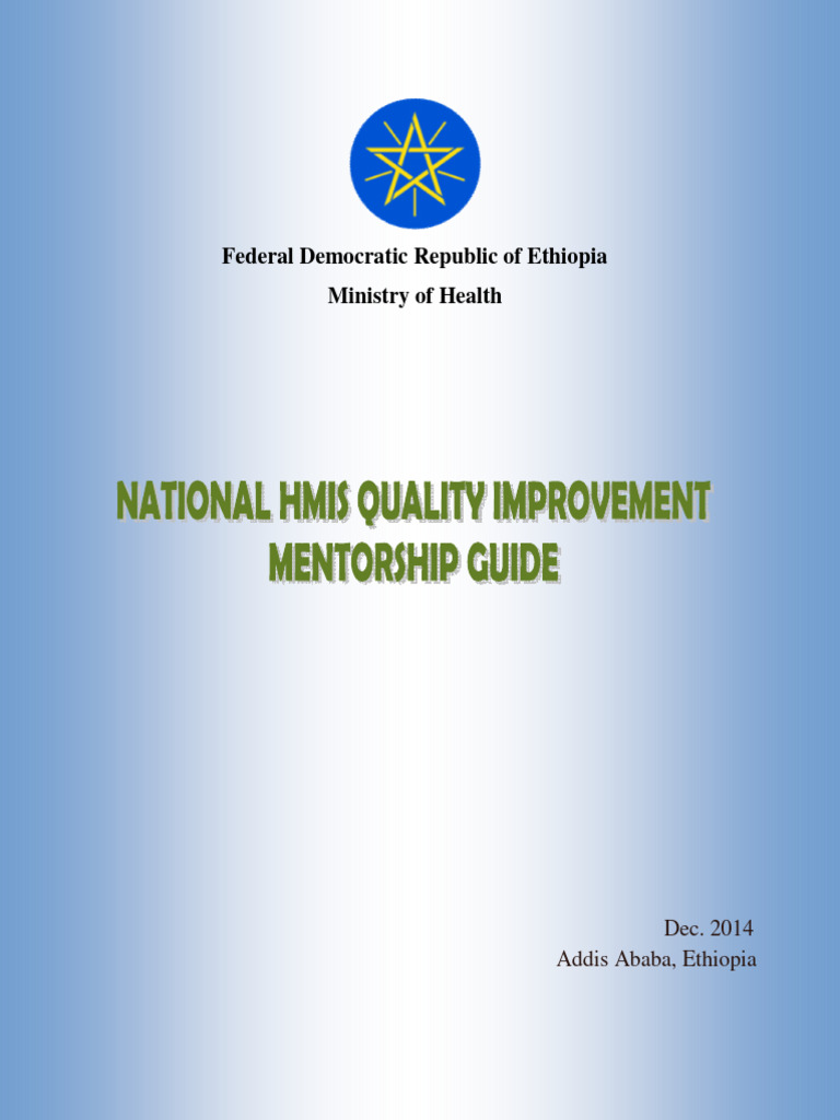 HMIS Mentorship Guide | PDF | Mentorship | Health Informatics
