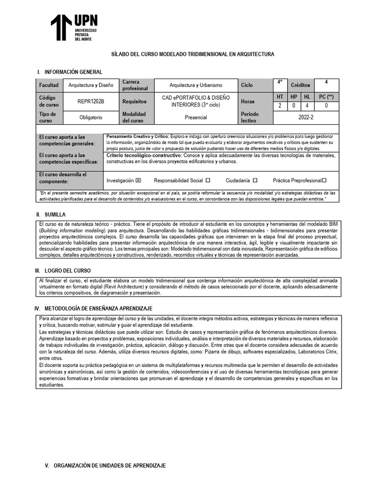 Modelado Tridimensional | PDF | Autodesk Revit | Aprendizaje