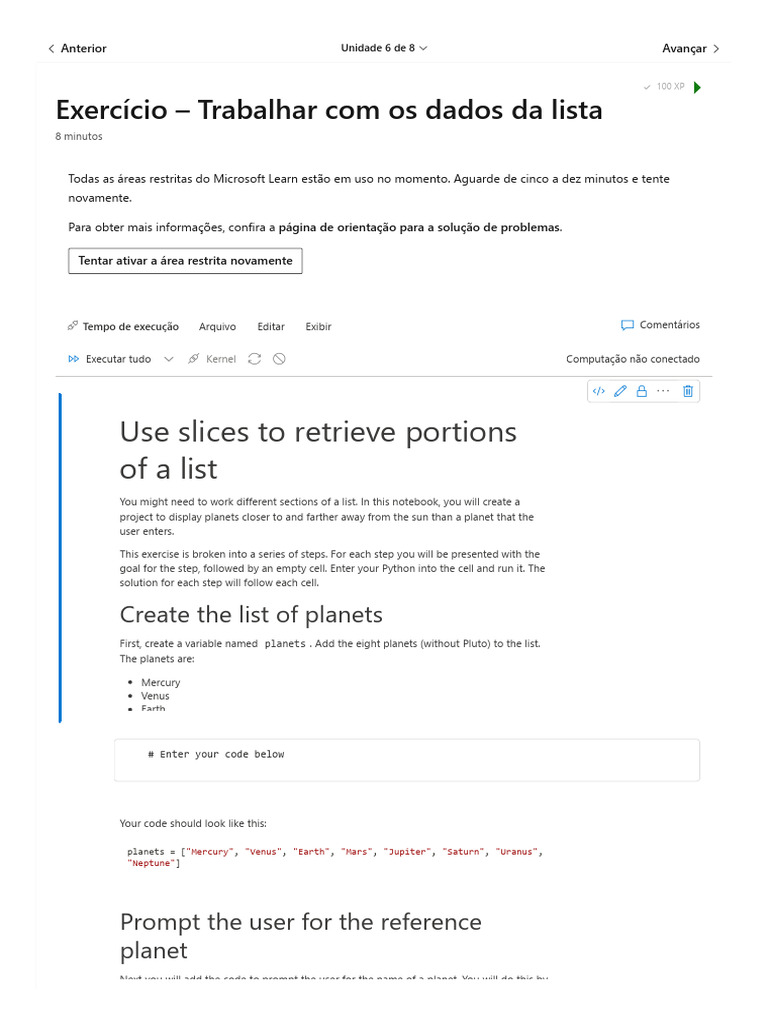 Python List Slicing Exercise Guide | PDF | Planets In Astrology | Planets