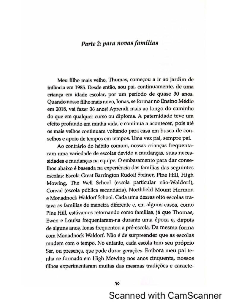 Uma Segunda Sala de Aula - Cap 1, Parte | PDF