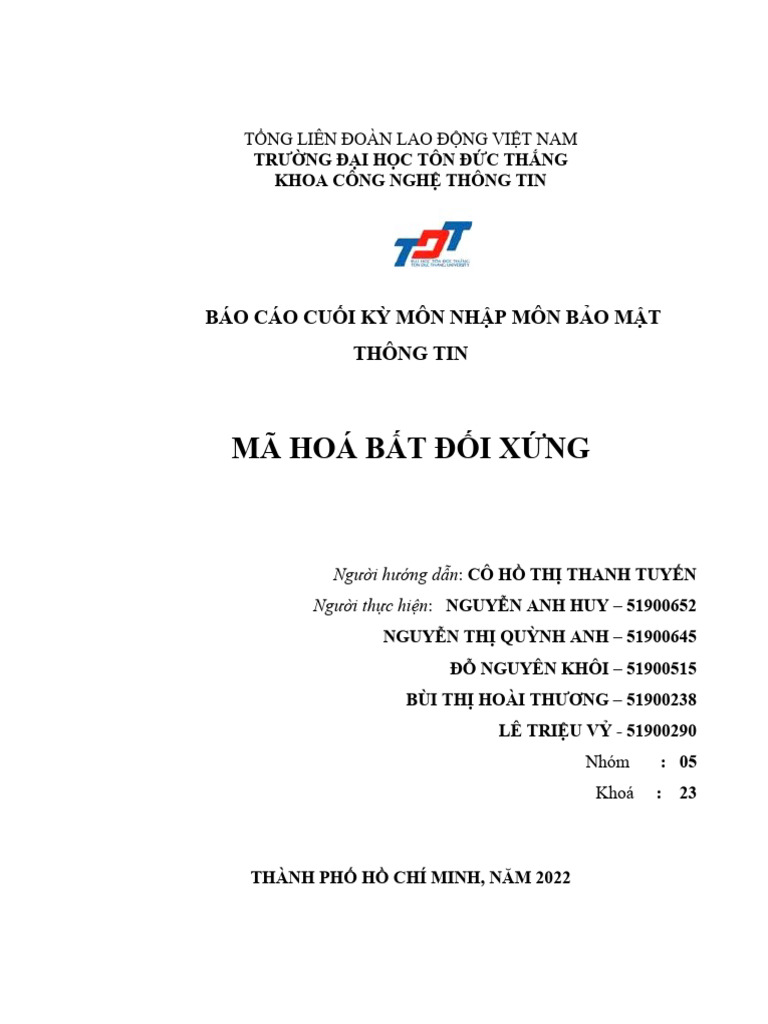 Báo-cáo-CK-BMTT | PDF