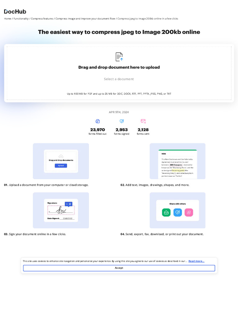 Compress Jpeg To Image 200kb Online in A Few Clicks - DocHub | PDF | Application Software ...