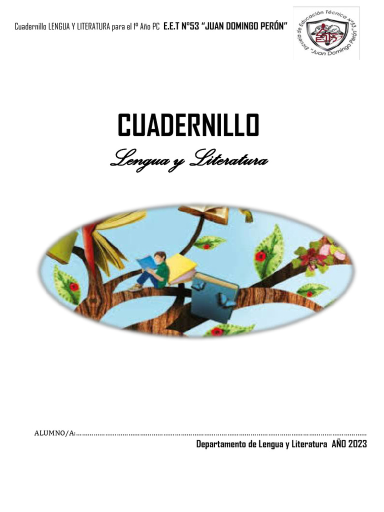 CUADERNILLO 1°AÑO CT DE LENGUA Módulo I y II E.E.T N°53 | PDF ...