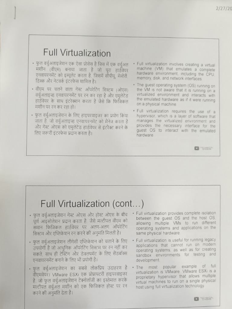 Types Of Virtualization Pdf Virtual Machine Virtualization