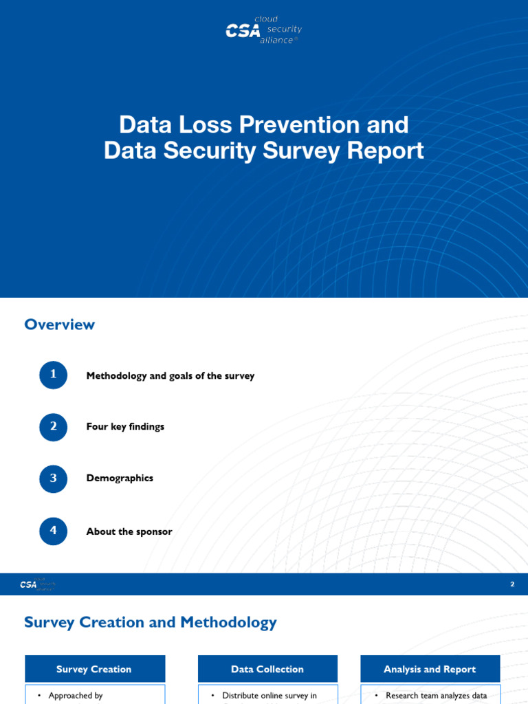 Data Loss Prevention and Data Security Survey Report _ Presentation ...