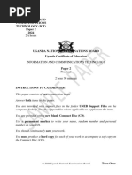 S4 Ict Paper 2 Practical Examination 2024 | PDF | Computer File | Computing